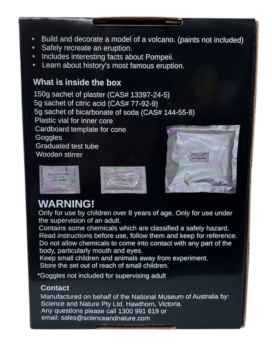 Volcano Kit Pompeii (National Museum of Australia) – The Little Toy Shop