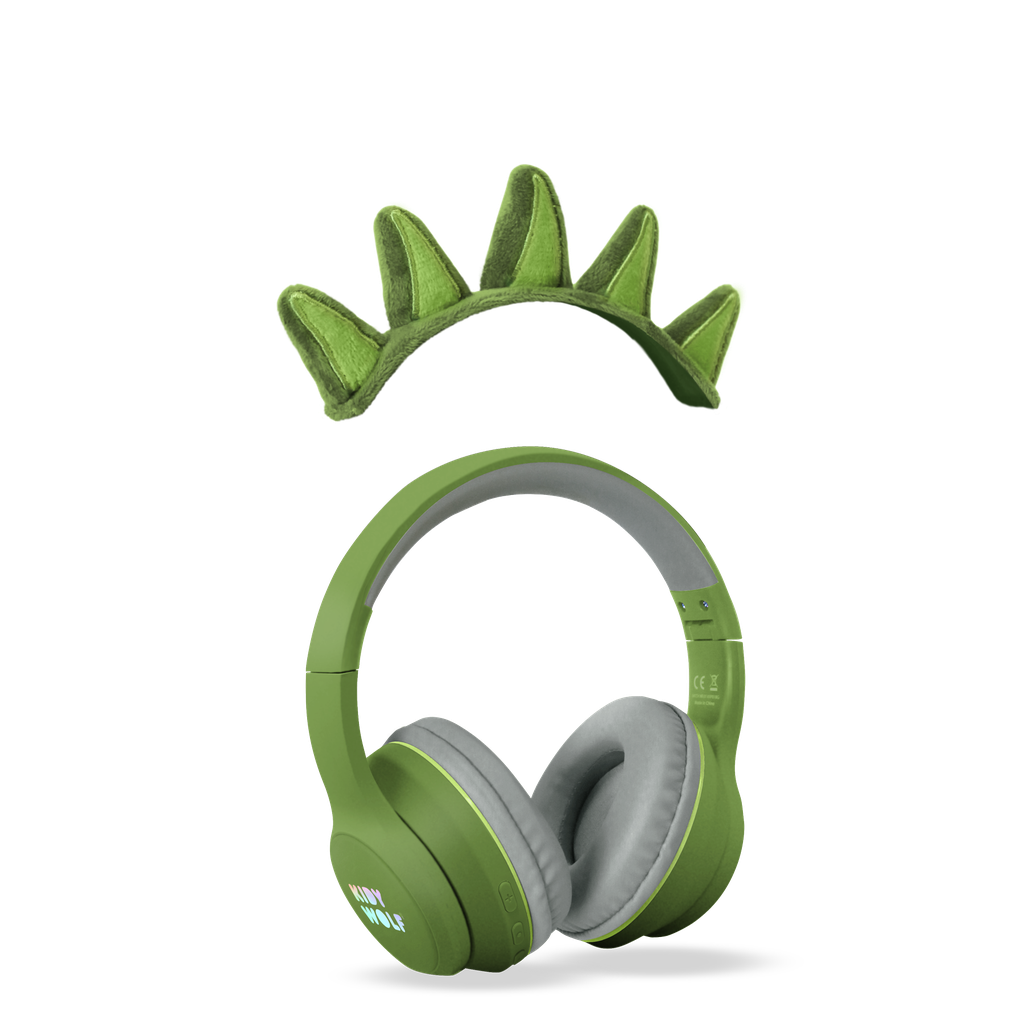 Kidywolf - Kidyears - Childrens Headphones - Dinosaur – The Little Toy Shop