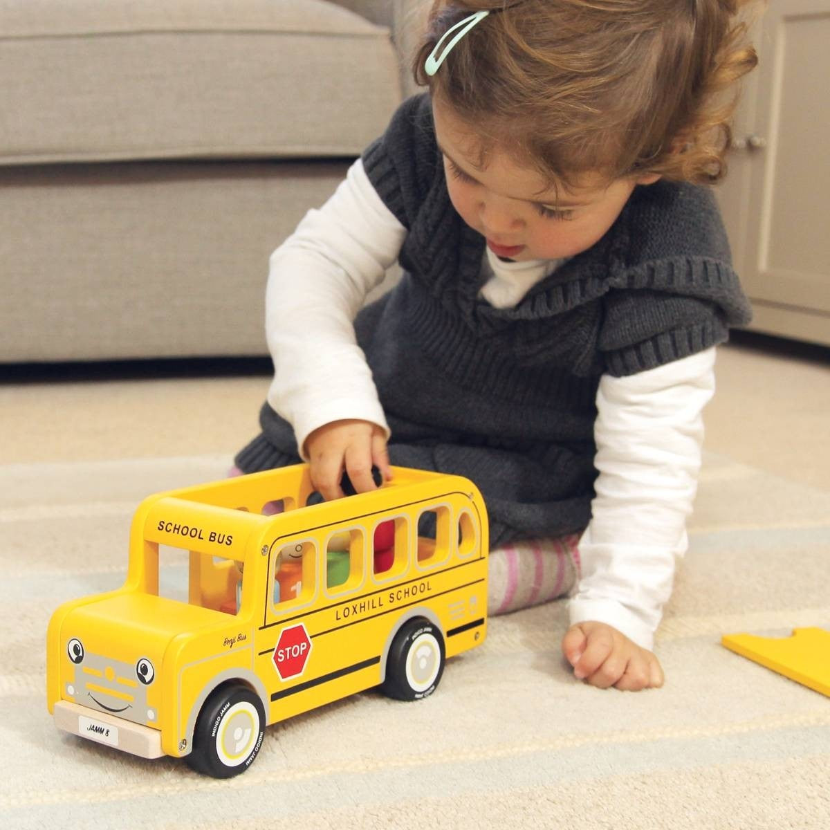Indigo Jamm - Benji School Bus – The Little Toy Shop