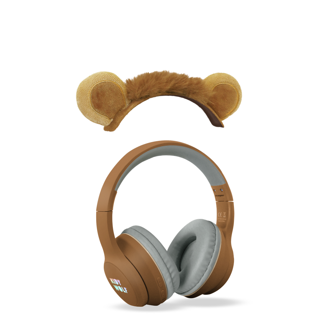Kidywolf - Kidyears - Childrens Headphones - Lion – The Little Toy Shop